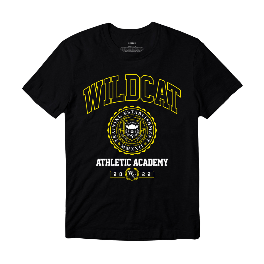 I AM WILDCAT® | ACADEMY TEE (BLACK) - I Am Wildcat Official Merch
